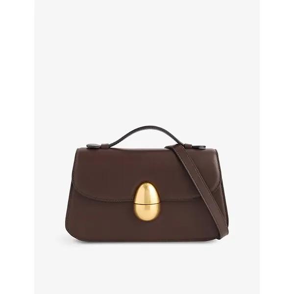 NEOUS Phoenix 1.0 Leather Cross-body Bag - Dark Chocolate