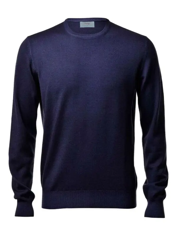VENGERA Crew Neck Wool Sweater - Multicolor