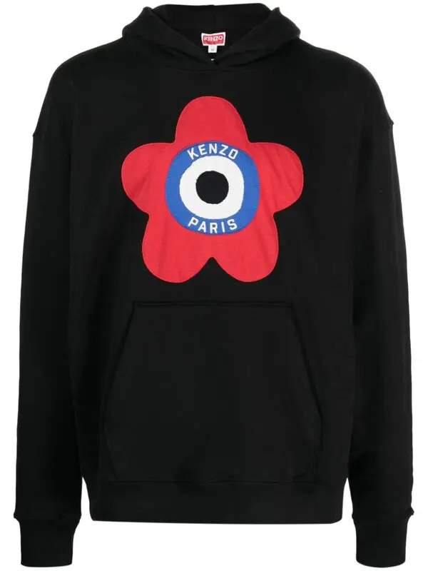 Kenzo Logo-embroidered Hoodie