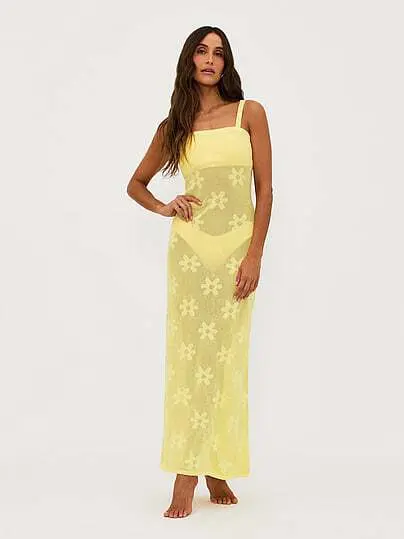 Victoria'S Secret Beach Riot Conrad Dress - Yellow | Editorialist