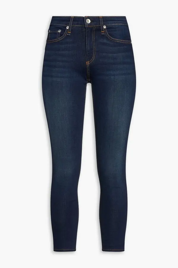 Rag & Bone Cropped High-rise Skinny Jeans