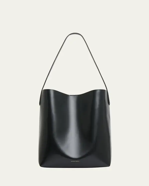 MANSUR GAVRIEL Everyday Cabas Shoulder Bag - Black Caramel