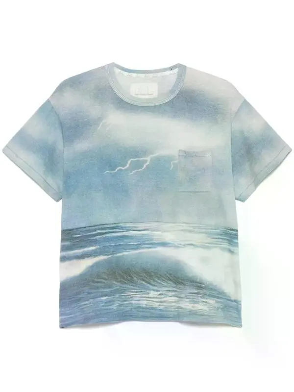 ERL Landscape-print T-shirt