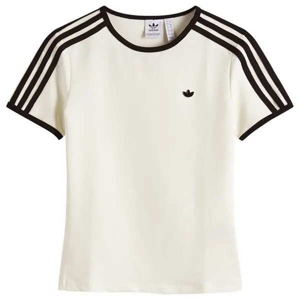 Adidas 3 Stripe Cali T-shirt - Off White