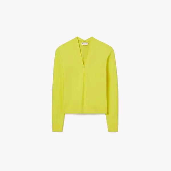 Tory Burch Zip Viscose Sweater