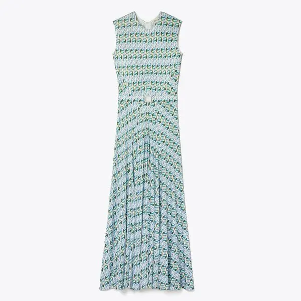 Tory Burch Lucky Duck Viscose And Silk Dress