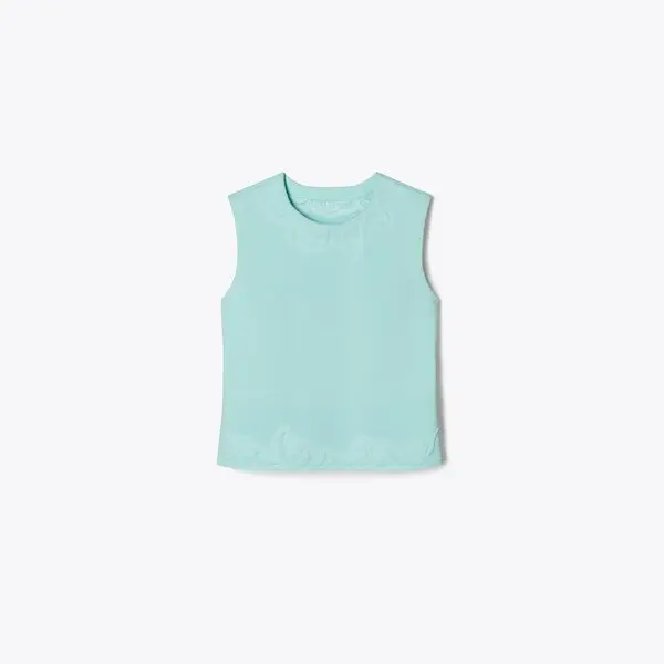 Tory Burch Embossed Viscose Shell Top