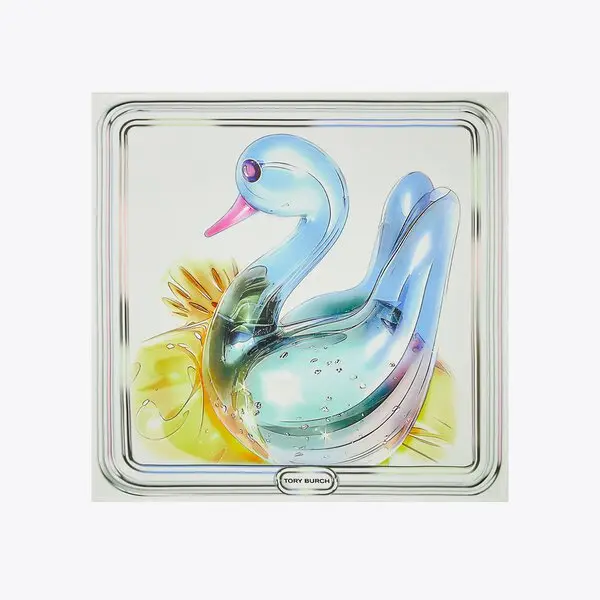 Tory Burch Lucky Duck Silk Scarf