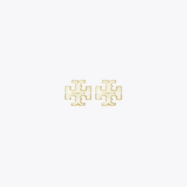 Tory Burch Kira Mother-of-pearl Stud Earrings - Tory Gold/mother Of Pearl
