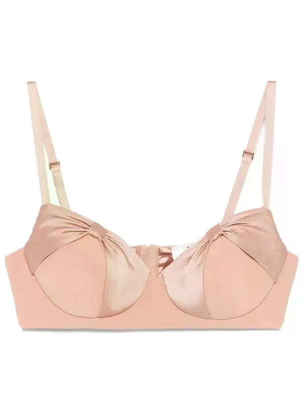 Elisabetta Franchi Satin-bow Crepe Top