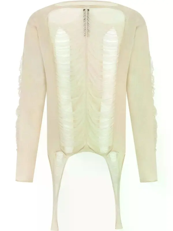 Rick Owens Longsleeved Sweater - White
