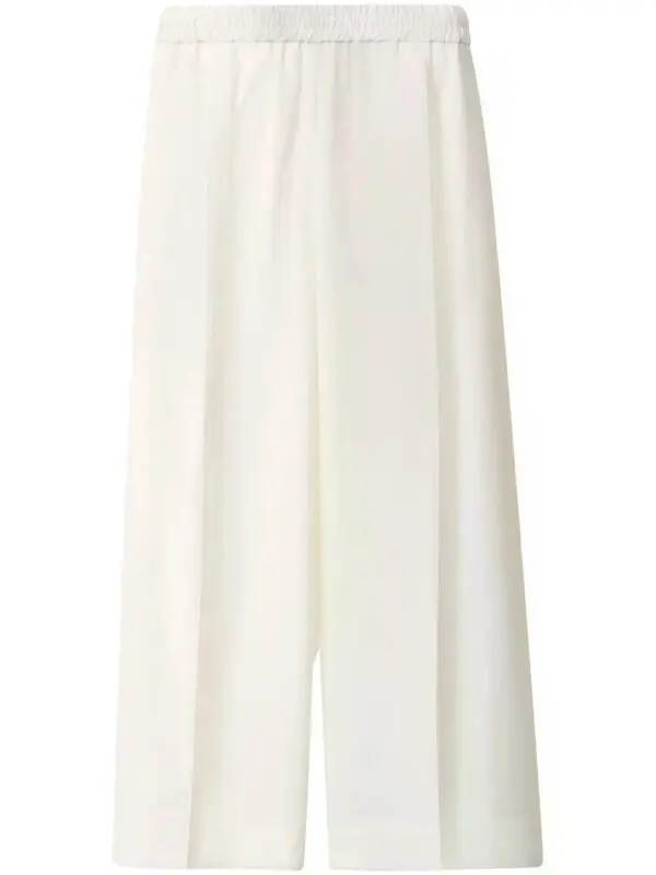 Fabiana Filippi Cropped Palazzo Pants - White