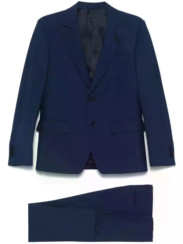 LARDINI Wool Suit - Blue