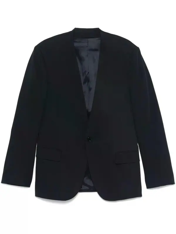 LARDINI Wool Blazer - Blue
