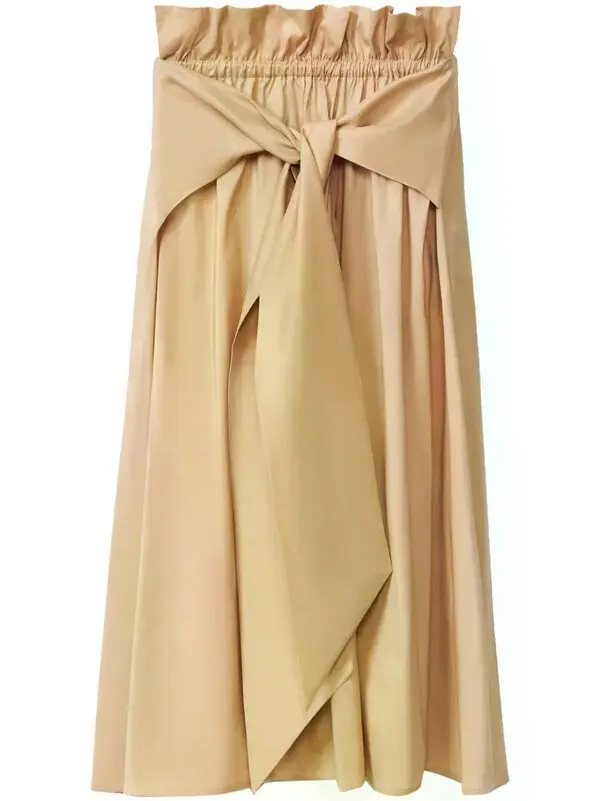Fabiana Filippi Tied-waist Midi Skirt