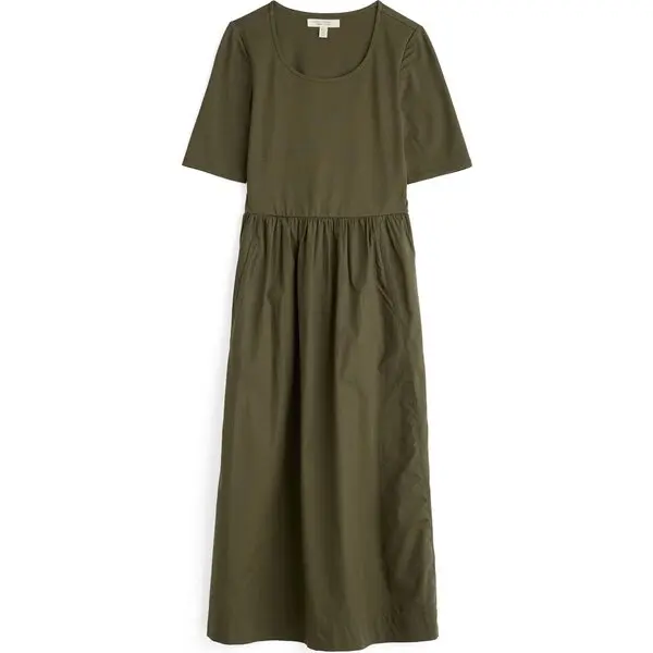 SEASALT CORNWALL Madder Mixed Media Midi Dress