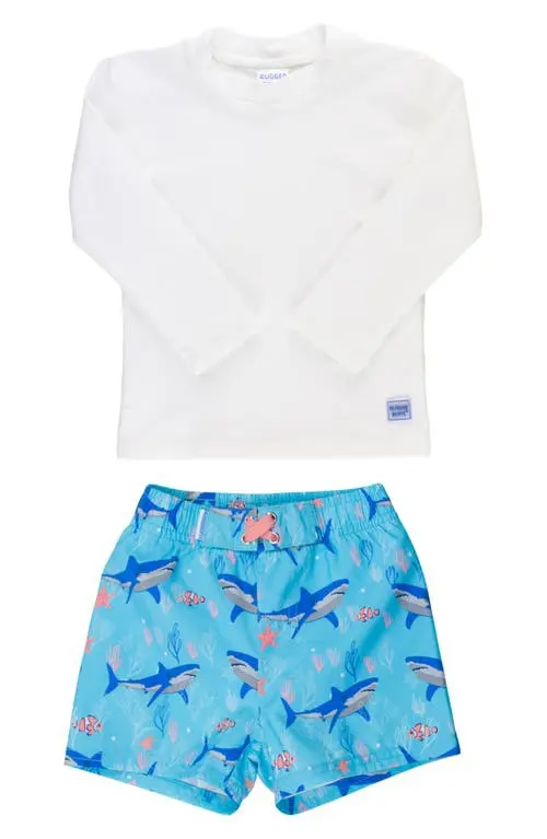 RUGGEDBUTTS Long Sleeve Two-piece Rashguard Swimsuit