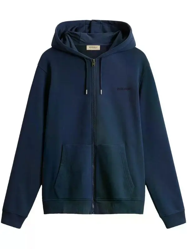 Woolrich Zip-up Hoodie - Blue