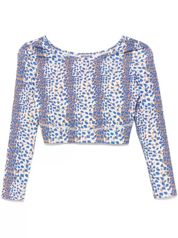 Batsheva Leopard-print Top