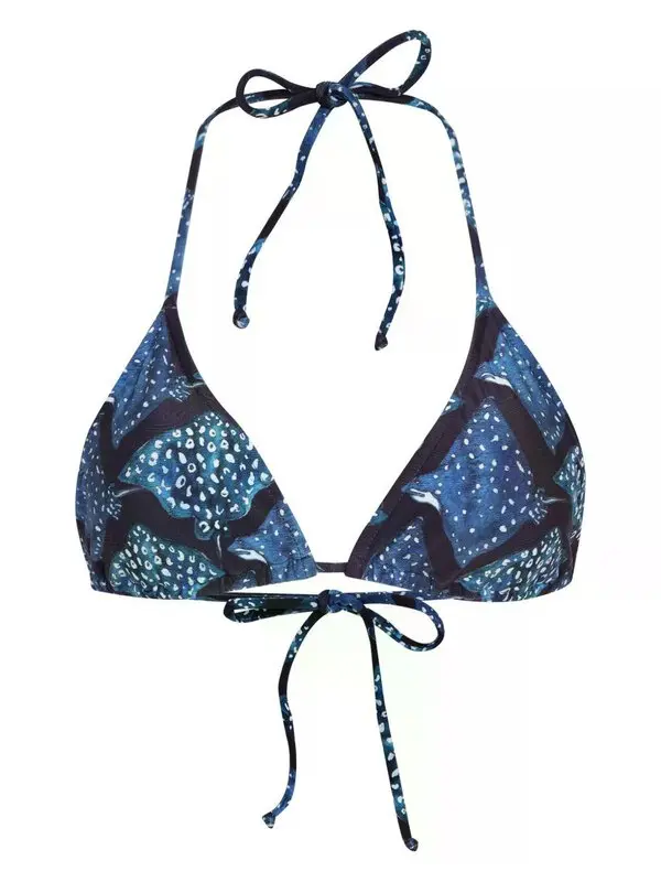 LYGIA & NANNY Hanna Bikini Top - Blue