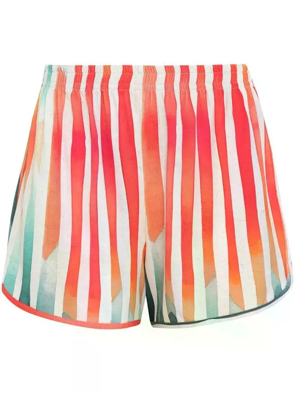 LYGIA & NANNY Lee Printed Shorts - White