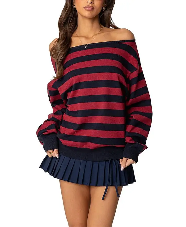EDIKTED Sterling Striped Sweater - Mix Multi