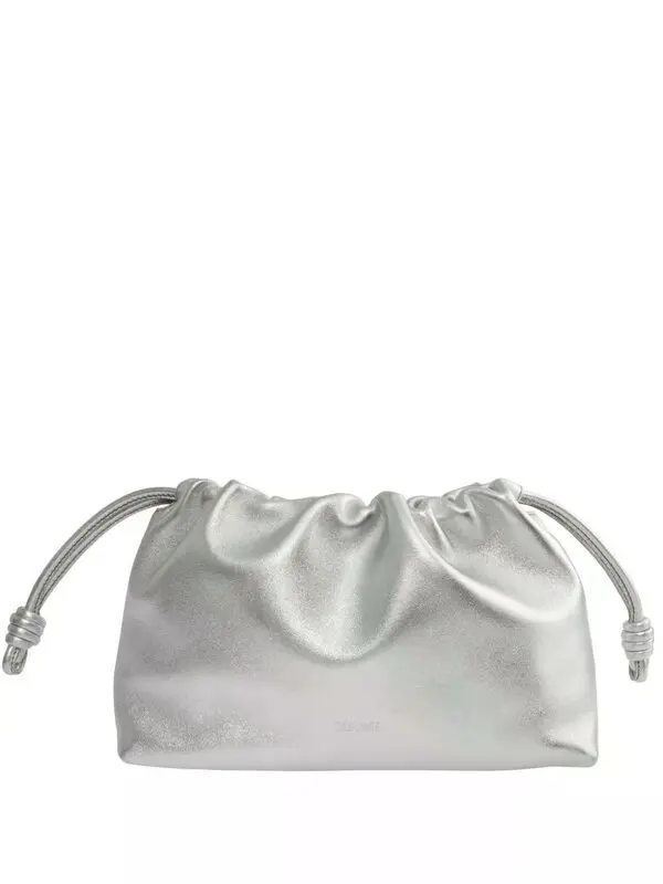 Loewe Flamenco Clutch - Silver