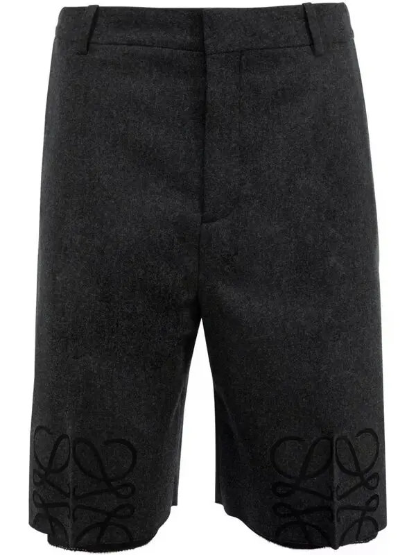 Loewe Anagram Shorts - Grey