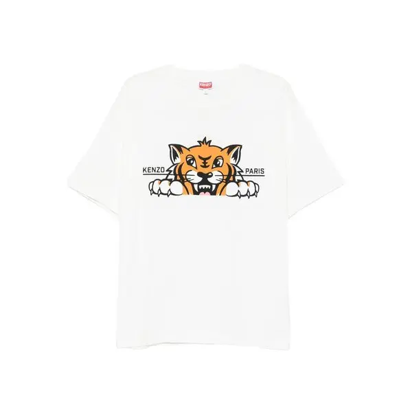 Kenzo T-shirts - White/orange
