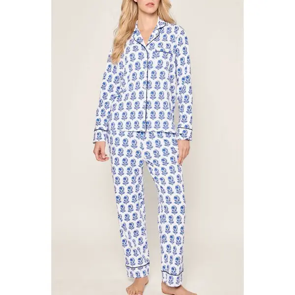 PETITE PLUME Print Pima Cotton Pajamas