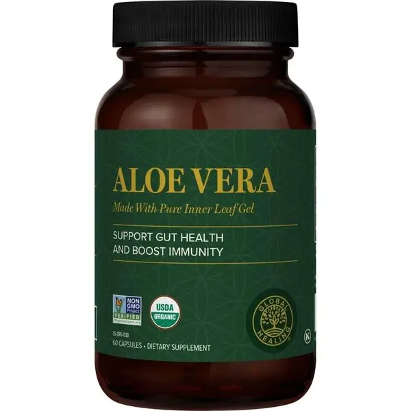 GLOBAL HEALING CENTER Aloe Vera 60 Capsules