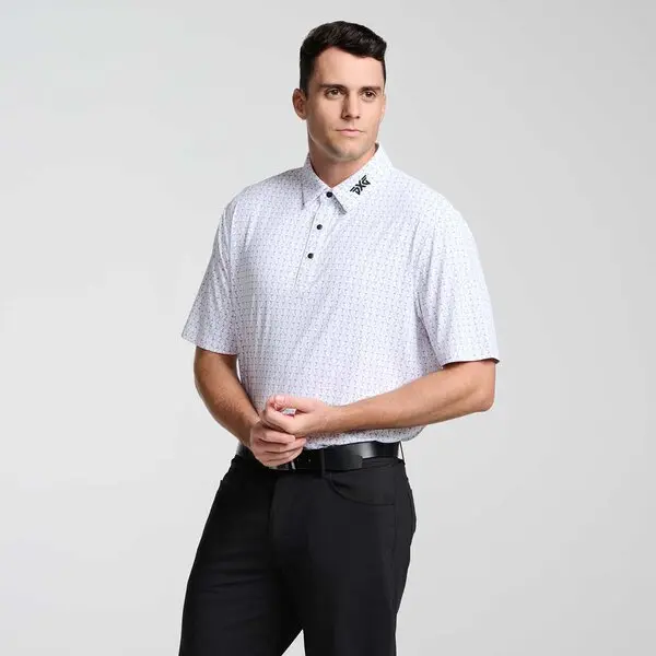 PXG Comfort Fit Tour Crossed Driver Polo - Grey