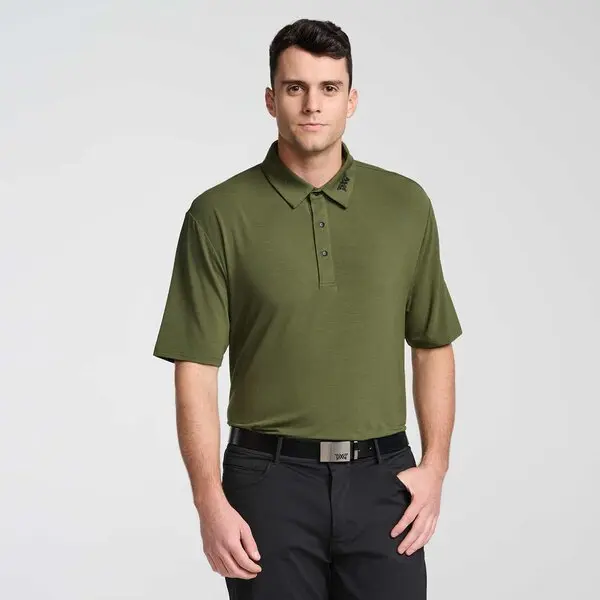 PXG Comfort Fit Tour Modal Polo - Hunter Green