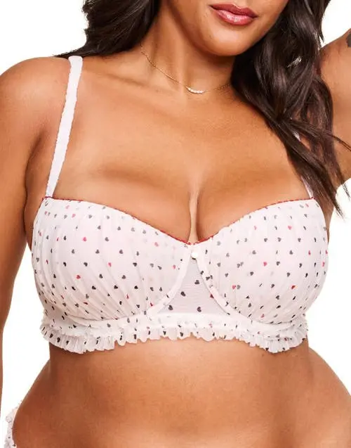 ADORE ME Susie Contour Balconette Bra - Heart White