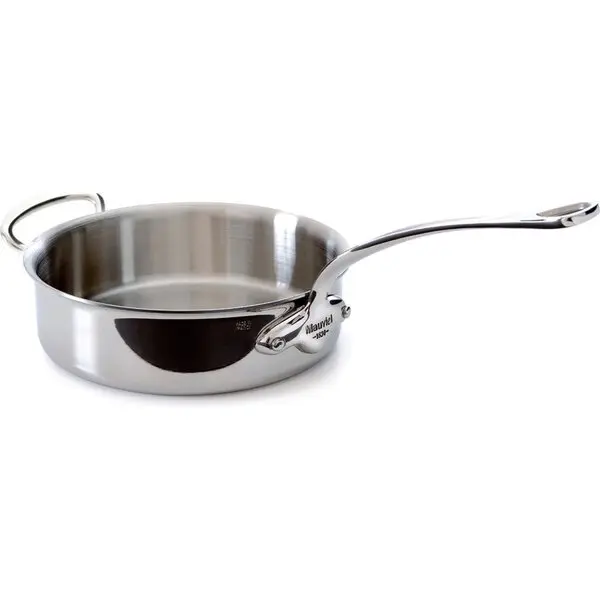 MAUVIEL M'cook 3.2 Qt. Stainless Steel Saute Pan With Helper Handle