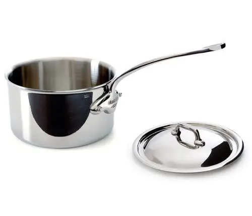 MAUVIEL M'cook 3.6 Qt Stainless Steel Saucepan & Lid