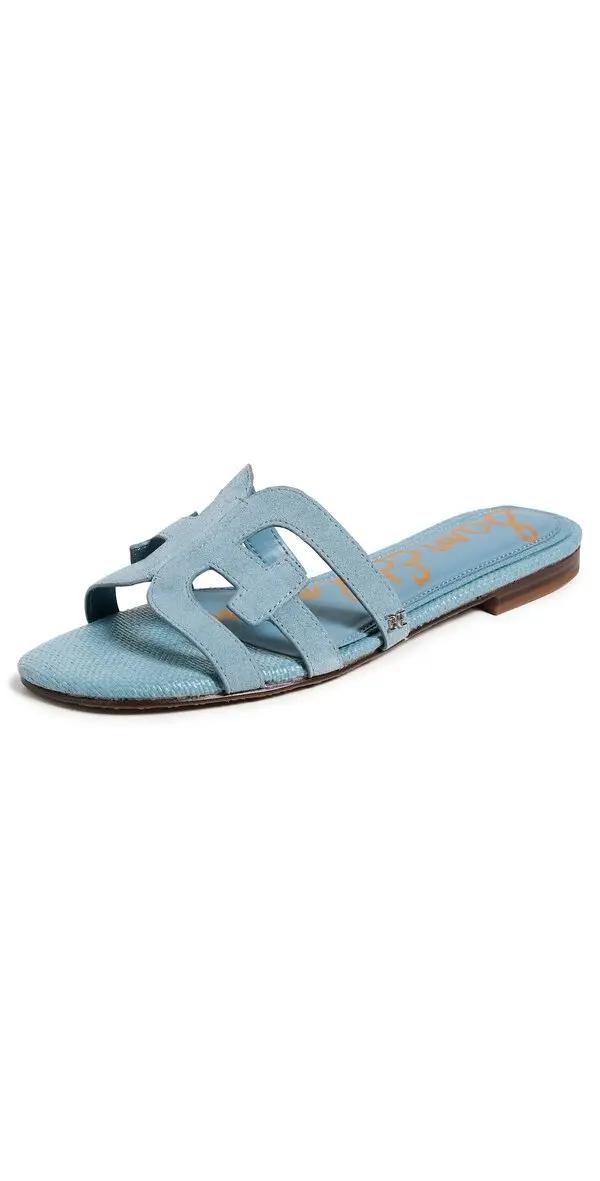Sam Edelman Bay Slides - Coastal Blue