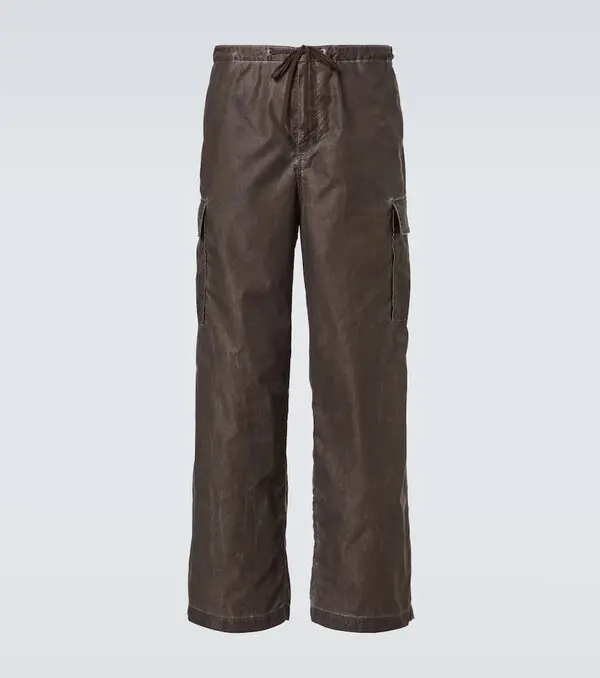Our Legacy Way Wide-leg Cotton-blend Pants