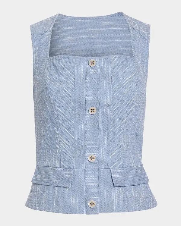 Ramy Brook Suki Textured Top
