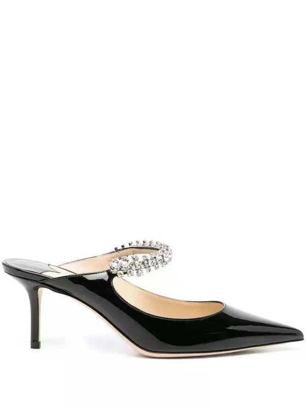 JIMMY CHOO 65mm Bing Mules - Black