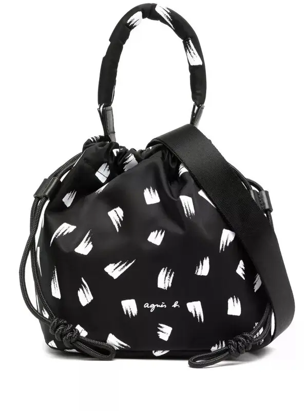 AGNÈS B. Graphic-print Crossbody Bag