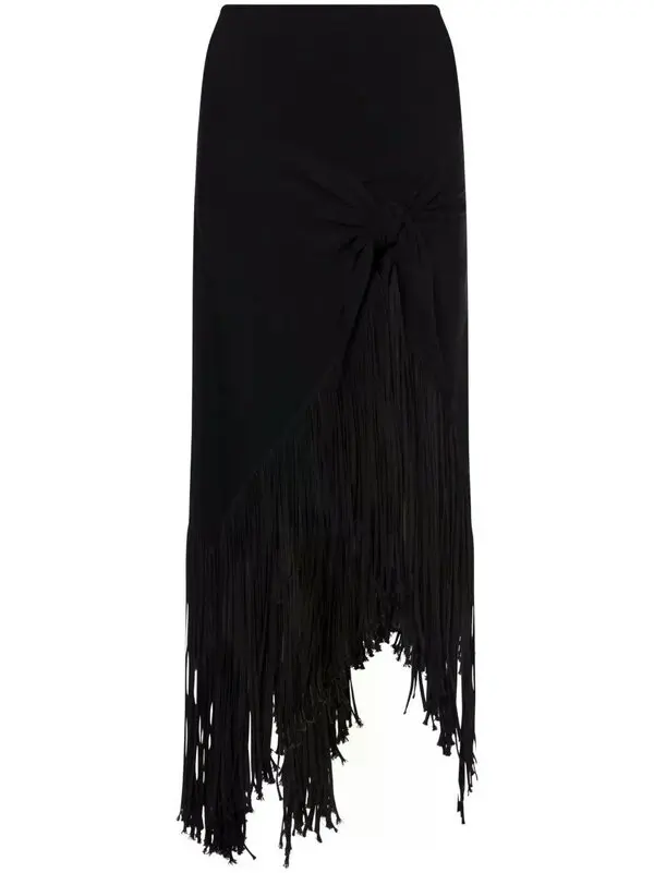 Philosophy Di Lorenzo Serafini Fringed Maxi Skirt