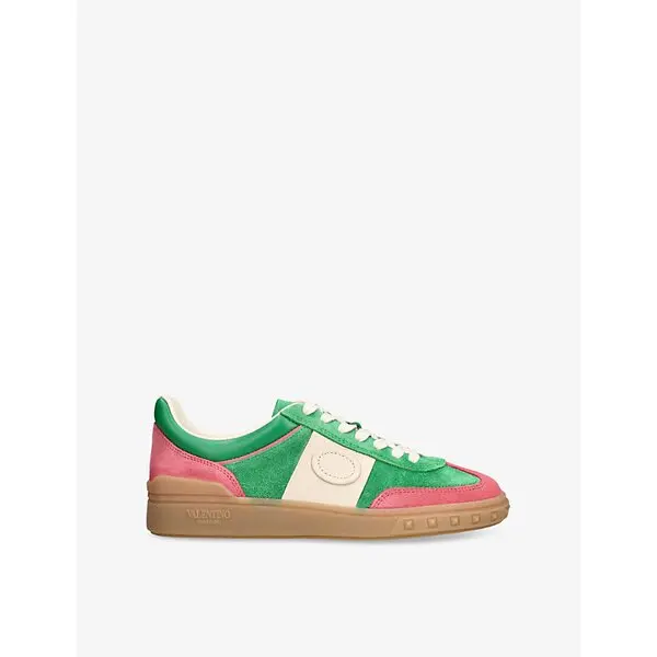 Valentino Garavani Upvillage Crosta Low-top Trainers - Green Comb