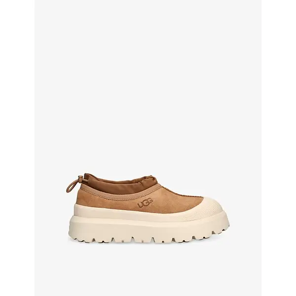 UGG Tasman Weather Logo-embossed Slippers - Tan Comb