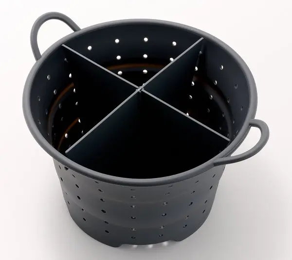 PREPOLOGY As Is Silicone Steamer W/removable Divider