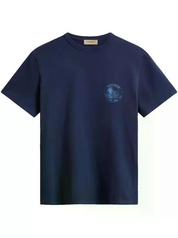 Woolrich Graphic-print T-shirt - Blue