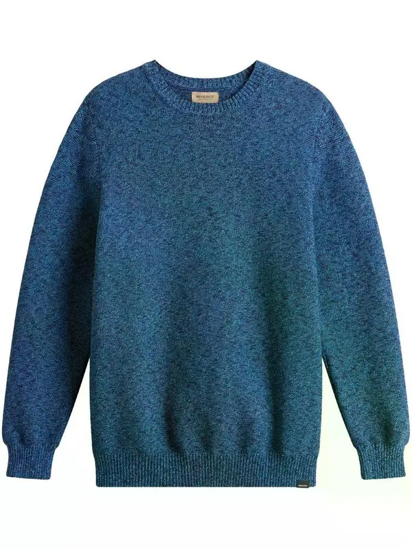 Woolrich Marled Jumper - Blue