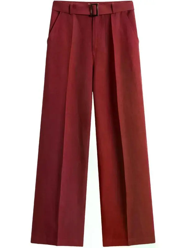 Woolrich Linen Trousers - Red