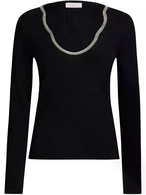 Liu Jo Gemstone Top - Black