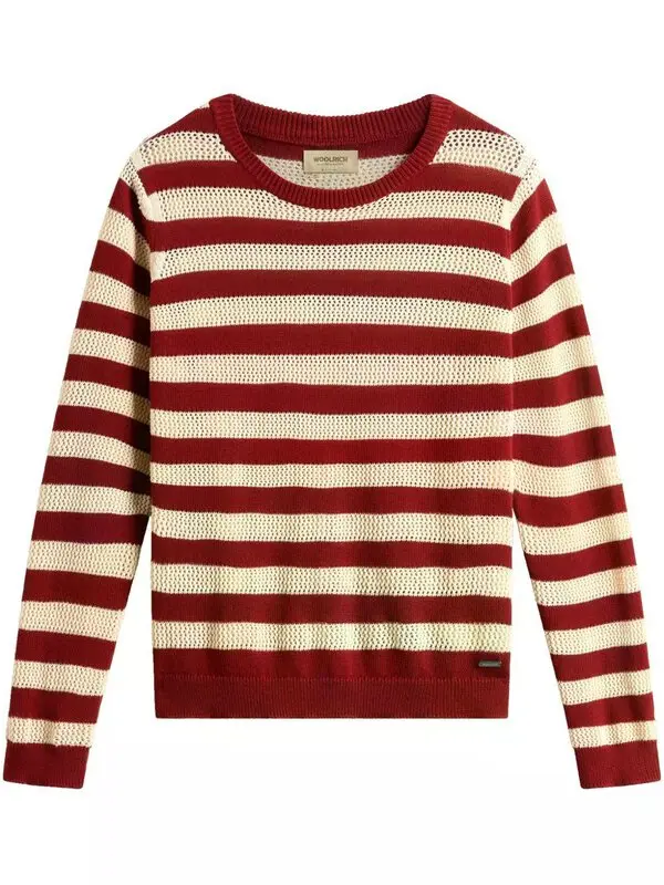 Woolrich Boxy Striped Sweater - Neutrals